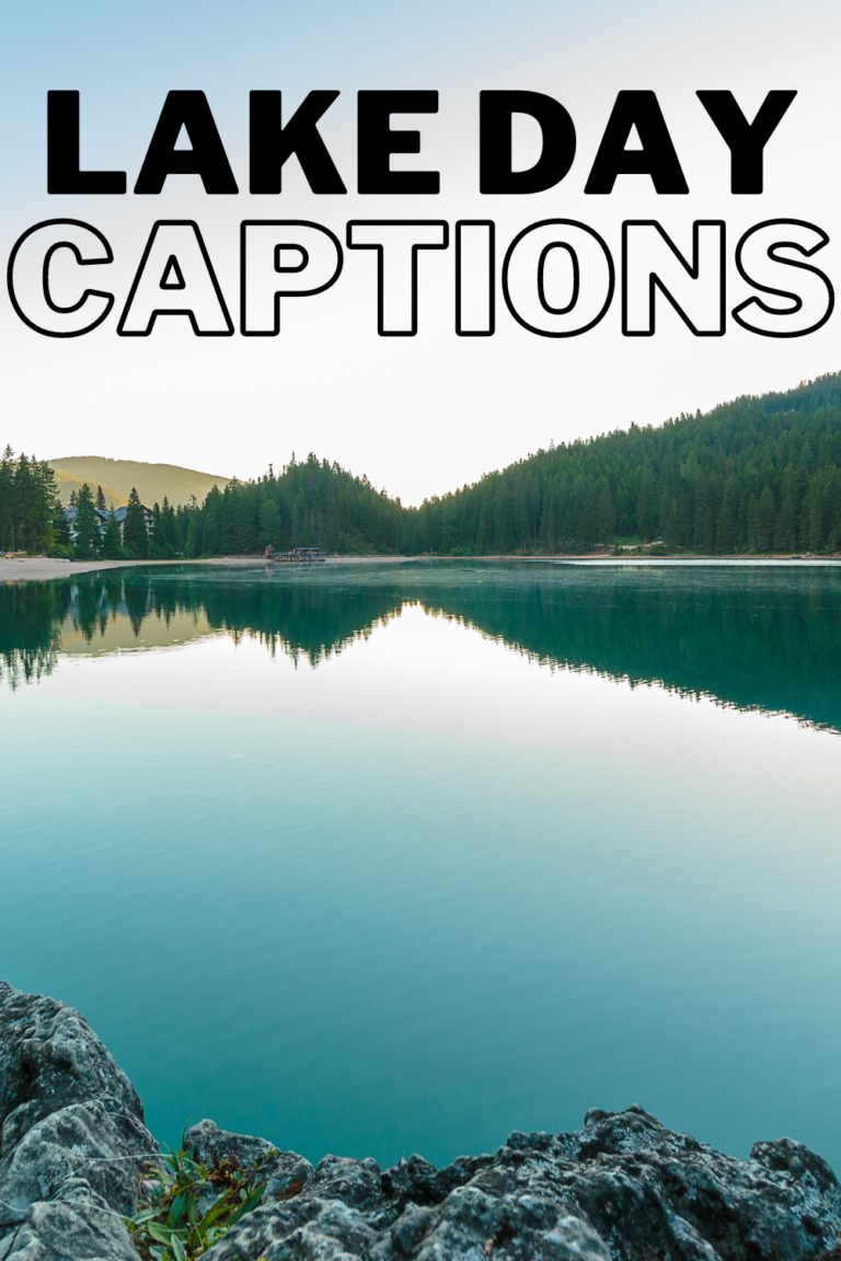 Lake Day Captions For Instagram & Social Media